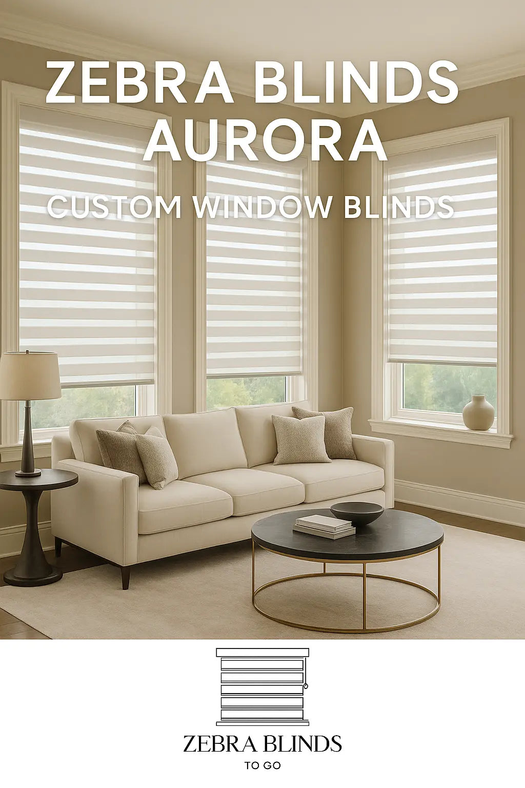 Zebra Blinds Aurora – Custom Window Blinds with Free Installation – Zebra Blinds To Go